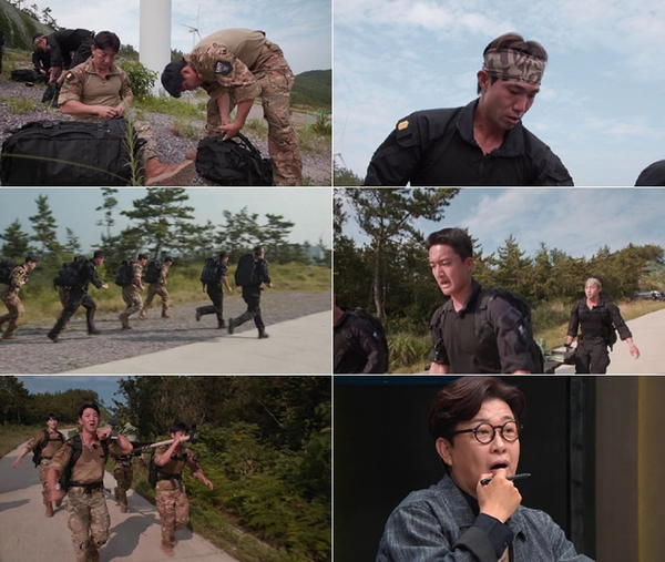 '강철부대3' UDT VS 707, 300kg 보급 행군 승자는?